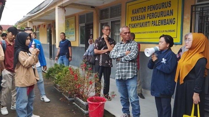 Aliansi Mahasiswa Sjakhyakirti Palembang, Geruduk Yayasan Tuntut ...