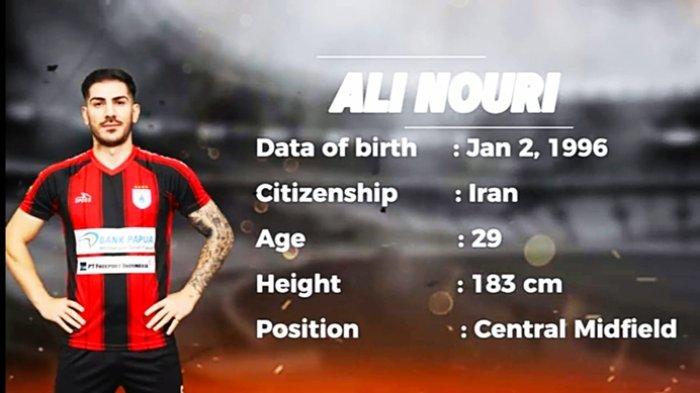 Hari Ini Sriwijaya FC Trial Eks Gelandang Persipura Asal Iran, Ali Nouri - Sripoku.com