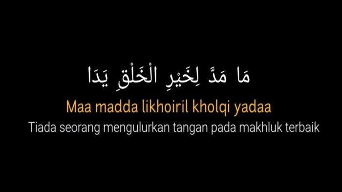 Lirik Sholawat Maa Madda, Lagu Religi Populer Berisi Syair Indah Soal ...
