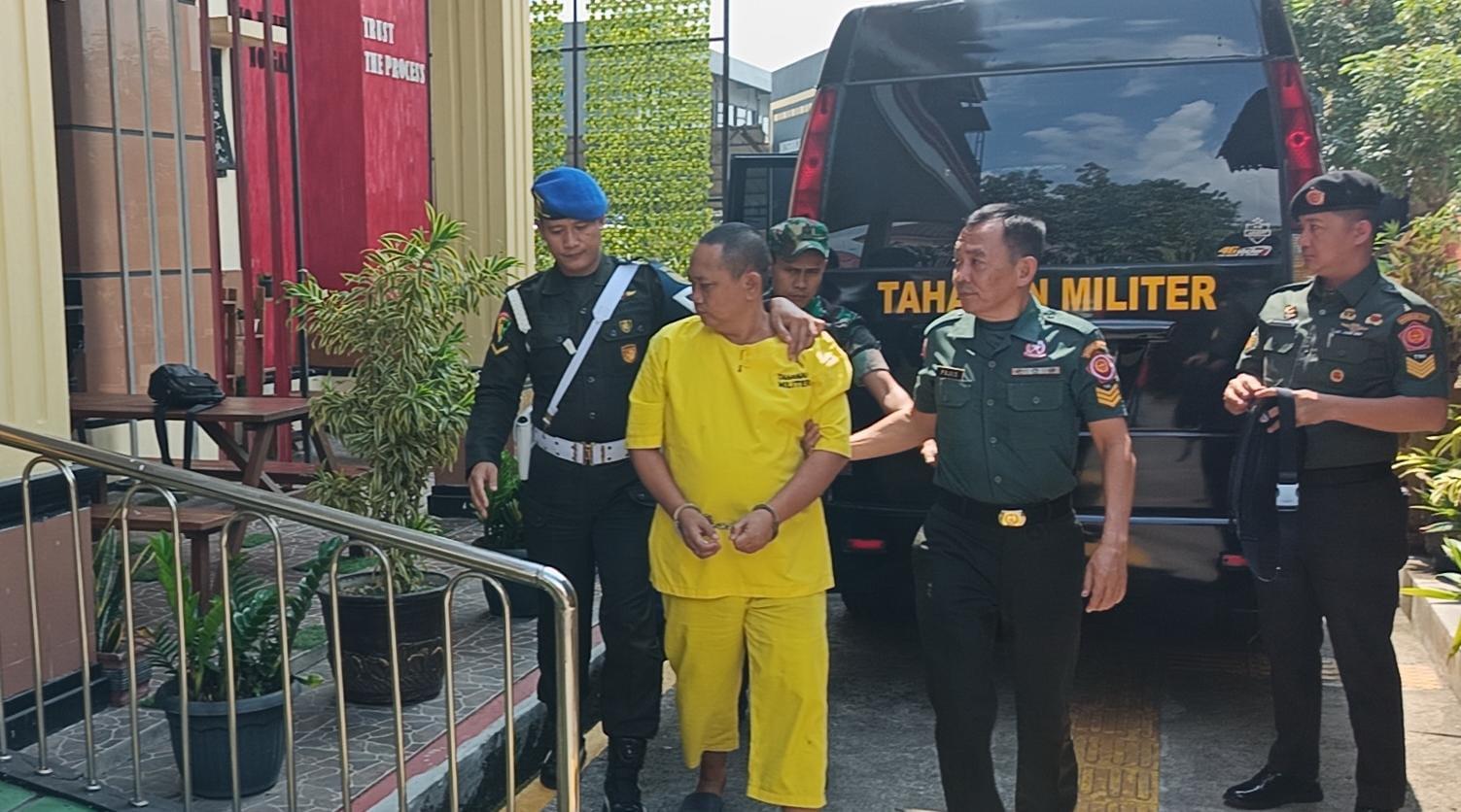 Dituntut Hukuman Mati, Oknum TNI Penembak Mati 3 Polisi Lampung Tampak ...