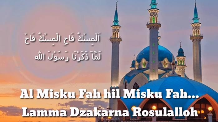 Lirik Sholawat Al Misku Fah Lengkap Arab, Latin & Arti, Lagu Religi ...