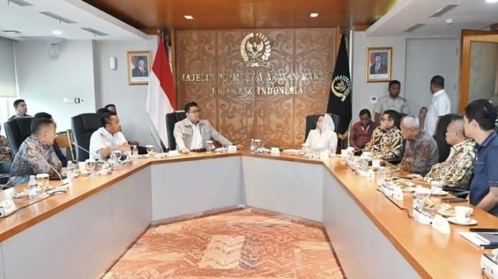 Bupati Sigi Rizal Intjenae Jalin Komunikasi Strategis dengan MPR RI ...