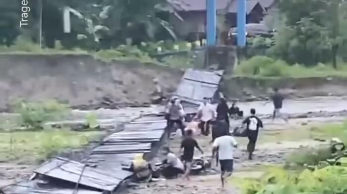 Insiden Jembatan Gantung Putus di Tolitoli, Korban Langsung Dirawat di Rumah Sakit - Tribunpalu.com