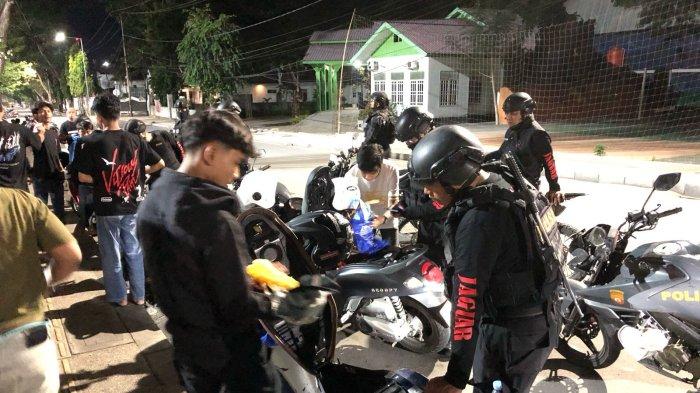 Patroli Sat Samapta Polresta Palu Antisipasi Tawuran Geng Motor dan ...