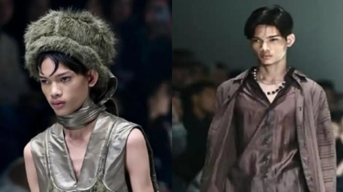 Nasib Mujur Michael Octavian, Manusia Silver yang Kini Jadi Model Catwalk, Segini Bayarannya ...