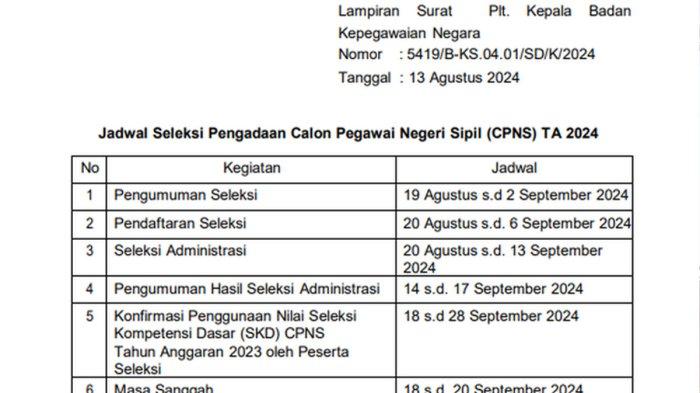 Berikut Link dan Cara Daftar CPNS 2024 - Tribun-papua.com