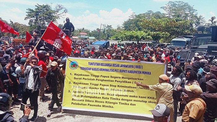 Kasus Johannes Rettob Tidak Dihentikan, KKBJ: Kami Lumpuhkan Kota Timika! - Tribun-papua.com