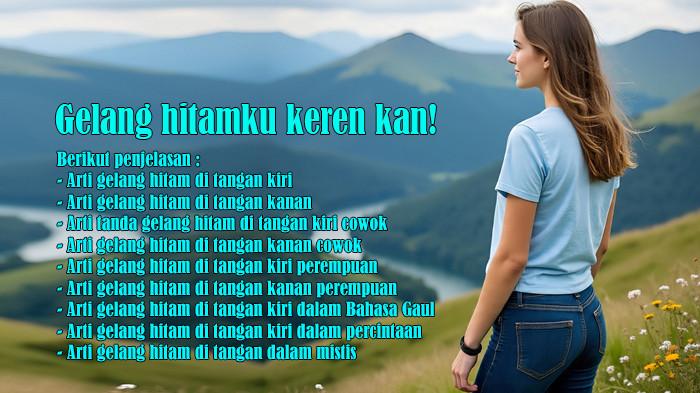 Arti Gelang Hitam di Tangan Kiri dan Kanan serta Arti Tanda Gelang ...