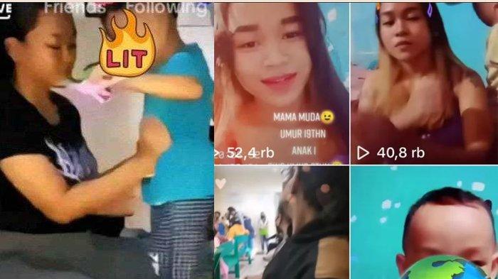 Fakta-fakta Video Viral Ibu dan Anak Kecil Baju Biru, Masih 22 Tahun, Begini Awal Mula Heboh ...