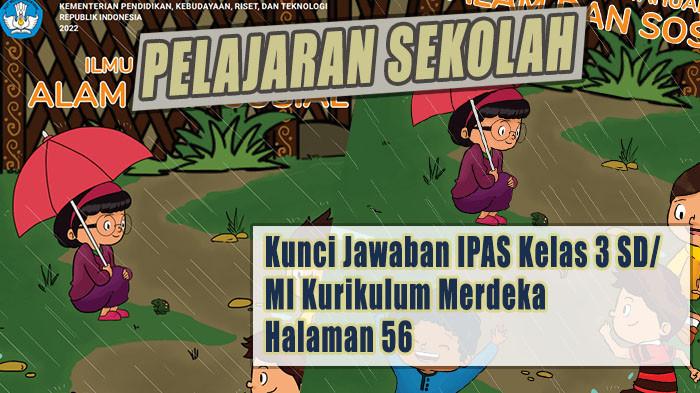 Kunci Jawaban IPAS Kelas 3 SD/MI Kurikulum Merdeka Halaman 56 - Tribunpekanbaru.com