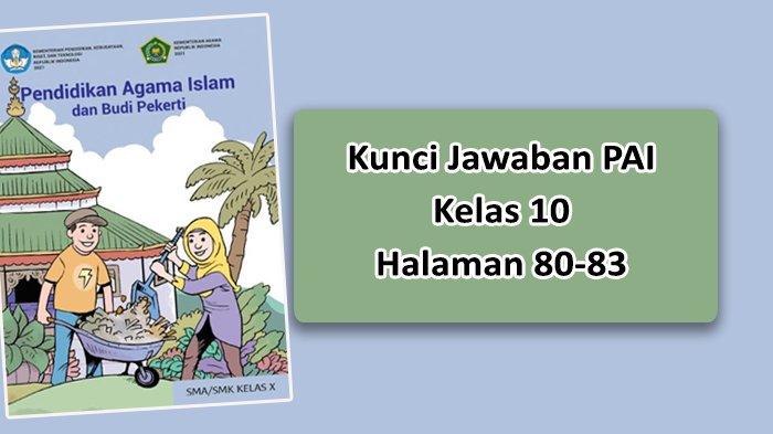 Kunci Jawaban PAI Kelas 10 Halaman 80, 81, 82, 83 Kurikulum Merdeka Bab 3 Penilaian Pengetahuan ...