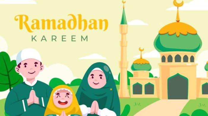 Gambar Poster Ramadhan Anak SD dan TK atau Banner Marhaban Ya Ramadhan ...