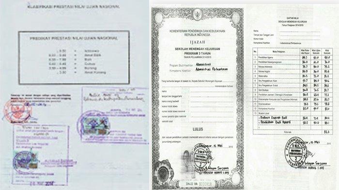 Contoh Legalisir Rapor atau Ijazah, Lengkap Cara Legalisir di Sekolah - Tribunpontianak.co.id