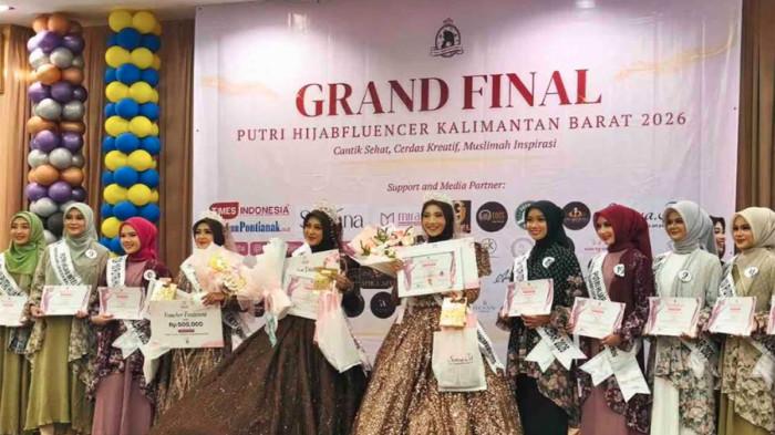 Rizki Amelia Jadi Winner Putri Hijabfluencer Kalbar 2026, Tak Menyangka ...