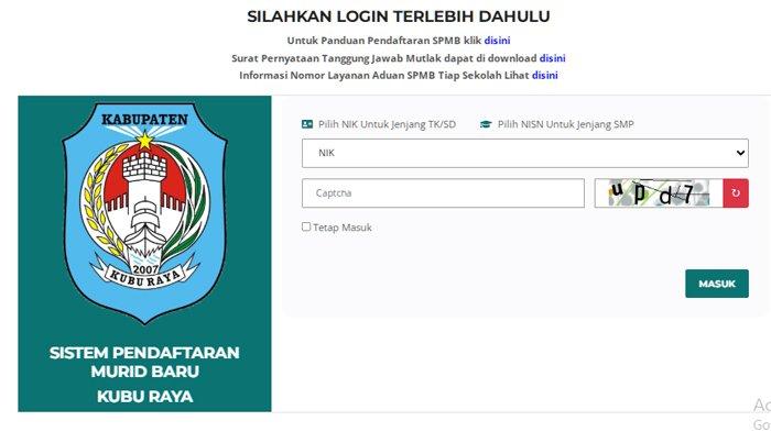 LINK Panduan SPMB Online Kubu Raya, Daftar hingga Download Surat ...