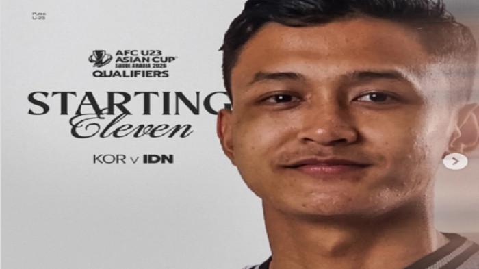 STARTING Line Up Timnas Indonesia U23 vs Korea Selatan U23! Duet Hokky ...