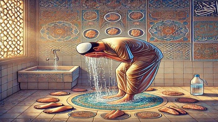 Urutan Berwudhu Dalam Islam Serta Niat Dalam Bahasa Arab, Dimulai dari ...