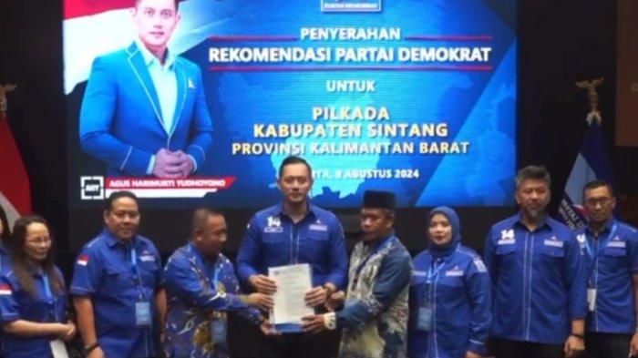 Demokrat Merapat ke Pasangan Heri Jambri-Supranto Aji Maju Pilkada Sintang 2024 ...