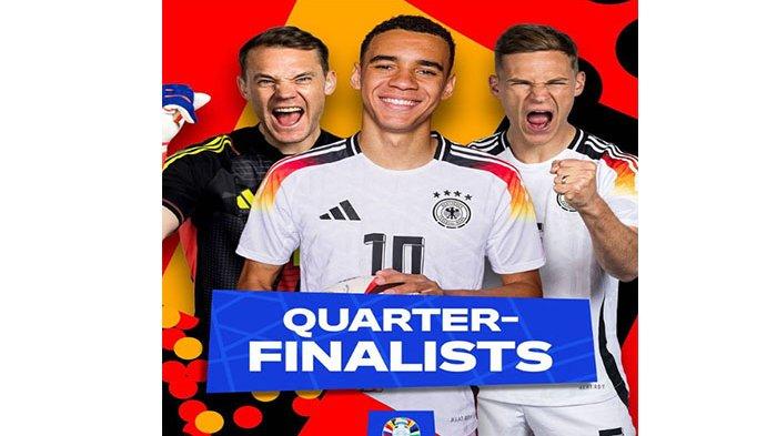 Jadwal 8 Besar EURO 2024 Lengkap Daftar Tim Lolos Perempat Final Piala ...