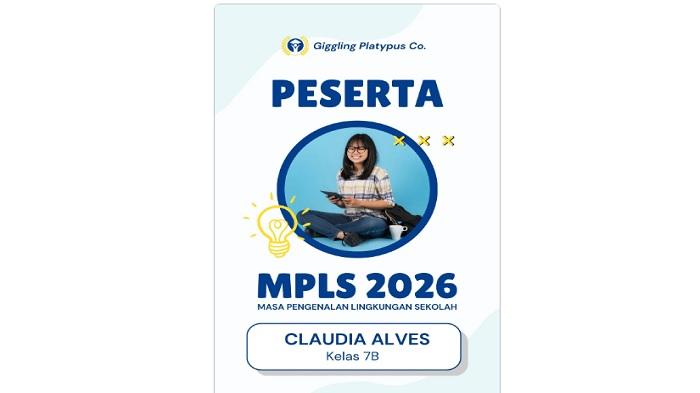 Daftar Link Desain ID Card Peserta MPLS yang Instagramable untuk PAUD ...