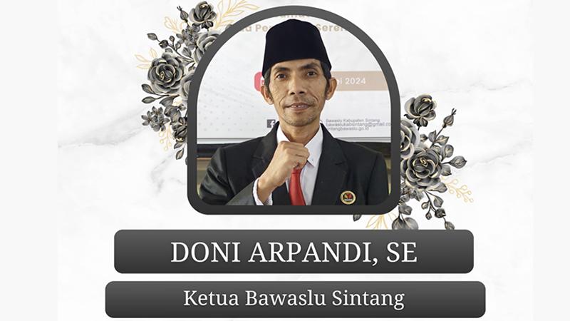 BREAKING NEWS - Ketua Bawaslu Kabupaten Sintang Doni Arpandi Meninggal ...