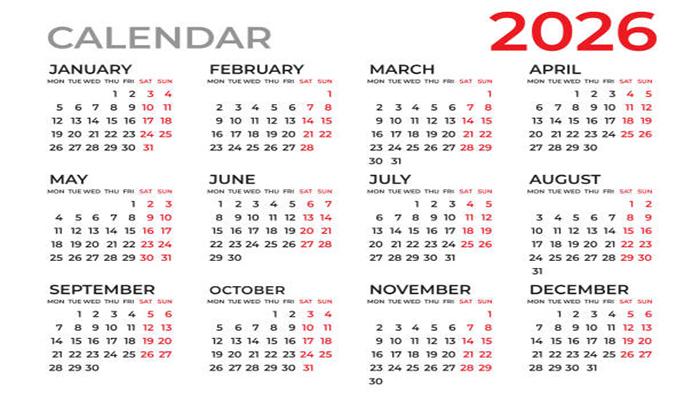 Kalender 2026 - Maret Bertabur Hari Libur Nasional dan Cuti Bersama ...