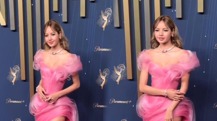 Penampilan Lisa Blackpink Curi Perhatian di Karpet Merah Emmy Awards ...
