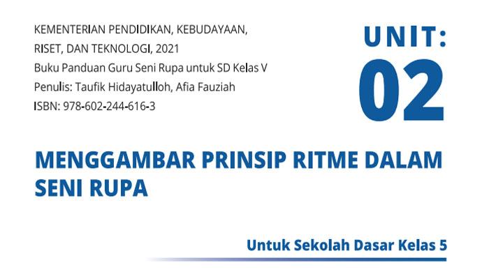 Menggambar Prinsip Ritme dalam Seni Rupa, Materi Seni Rupa Kelas 5 SD ...