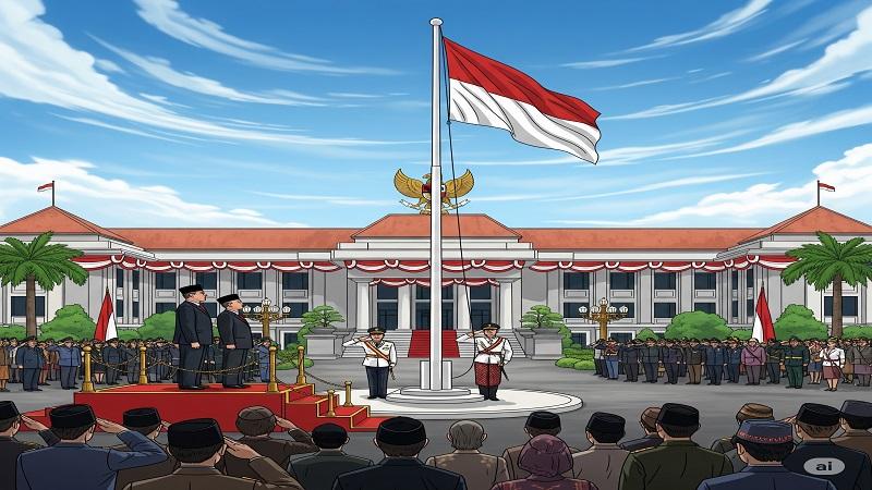 CONTOH Susunan Upacara Bendera HUT Ke-80 RI di SD, SMP hingga SMA Lengkap dan Terbaru 2025 ...