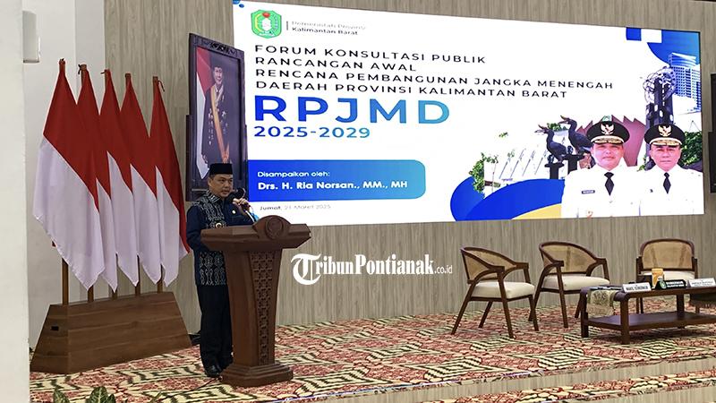 Gubernur Kalimantan Barat Ria Norsan Sampaikan Tujuh Prioritas RPJMD 2025-2029 - Tribunpontianak ...