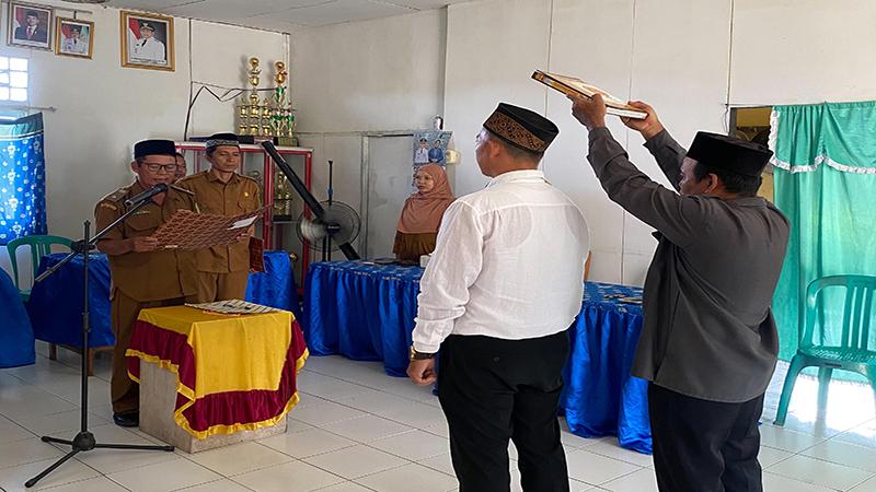 Lantik Sekdes Tangaran, Wujudkan Administrasi Desa Efektif dan Efesien ...
