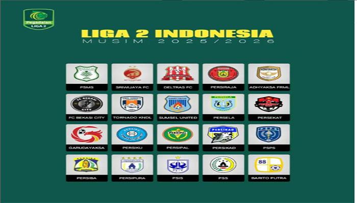 Jadwal Bola Liga 2 Indonesia 2025-2026 Lengkap Format Dua Wilayah ...