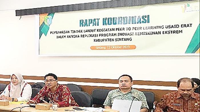 Bappeda Sintang Susun Rencana Aksi Percepatan Penghapusan Kemiskinan ...