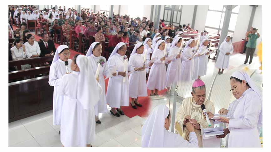 Proficiet Suster KFS yang Merayakan Hidup Membiara - Tribunpontianak.co.id