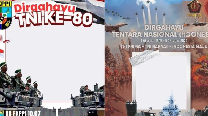 20 Link Twibbon Hari Jadi Ke 80 TNI dan Logo, Lengkap Sejarah Singkat ...