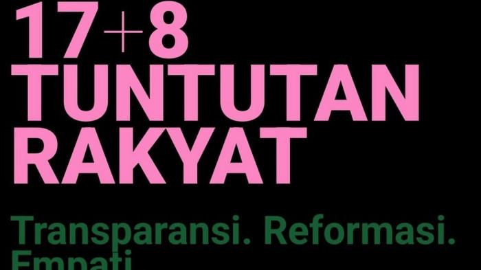 Demo 5 September 2025 Hari Ini, Berikut Isi Tuntutan untuk Presiden, DPR RI dan TNI Polri ...