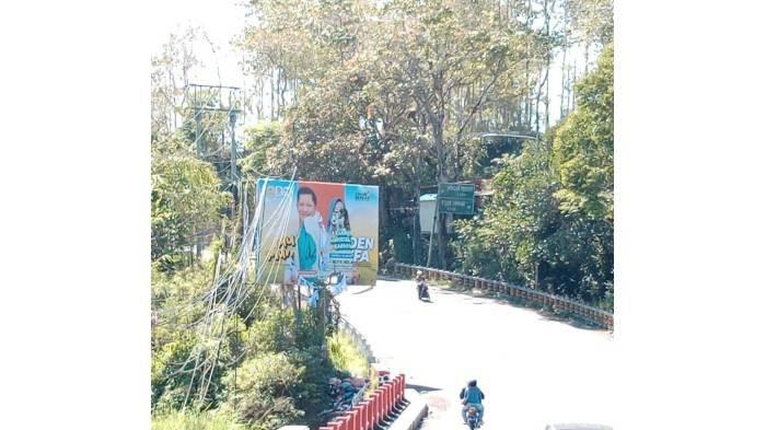 Baliho dan Banner Bapaslon Deden-Efa di Cianjur Dirusak Orang tak Dikenal - Tribunpriangan.com