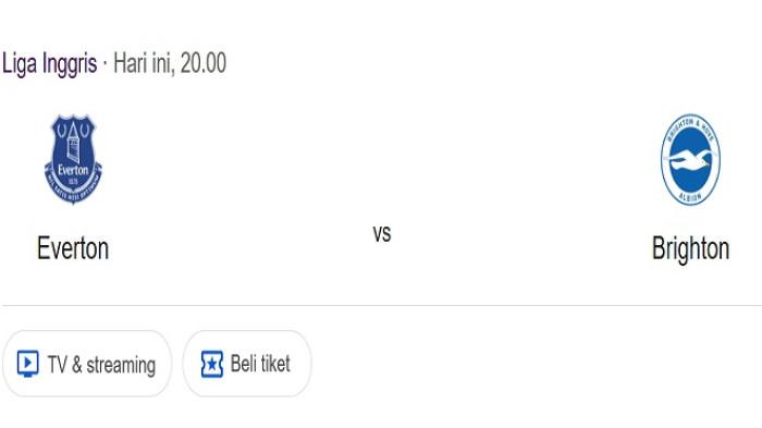 Prediksi Skor dan Susunan Pemain Everton VS Brighton, Adu Tajam Barry ...