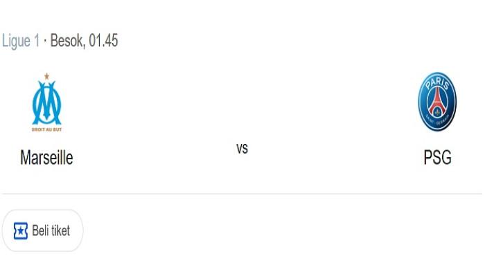 Prediksi Skor dan Susunan Pemain Marseille VS Paris Saint Germain, Adu Tajam Greenwood dan ...