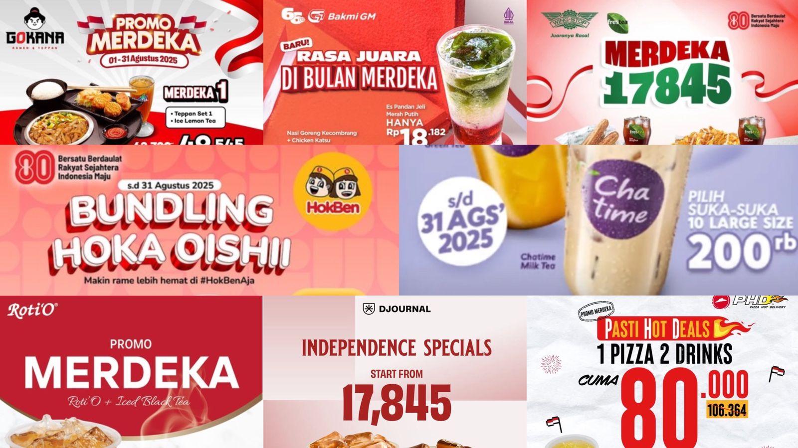 Promo Diskon Makanan dan Minuman 18 Agustus 2025, Dari Burger Bangor ...