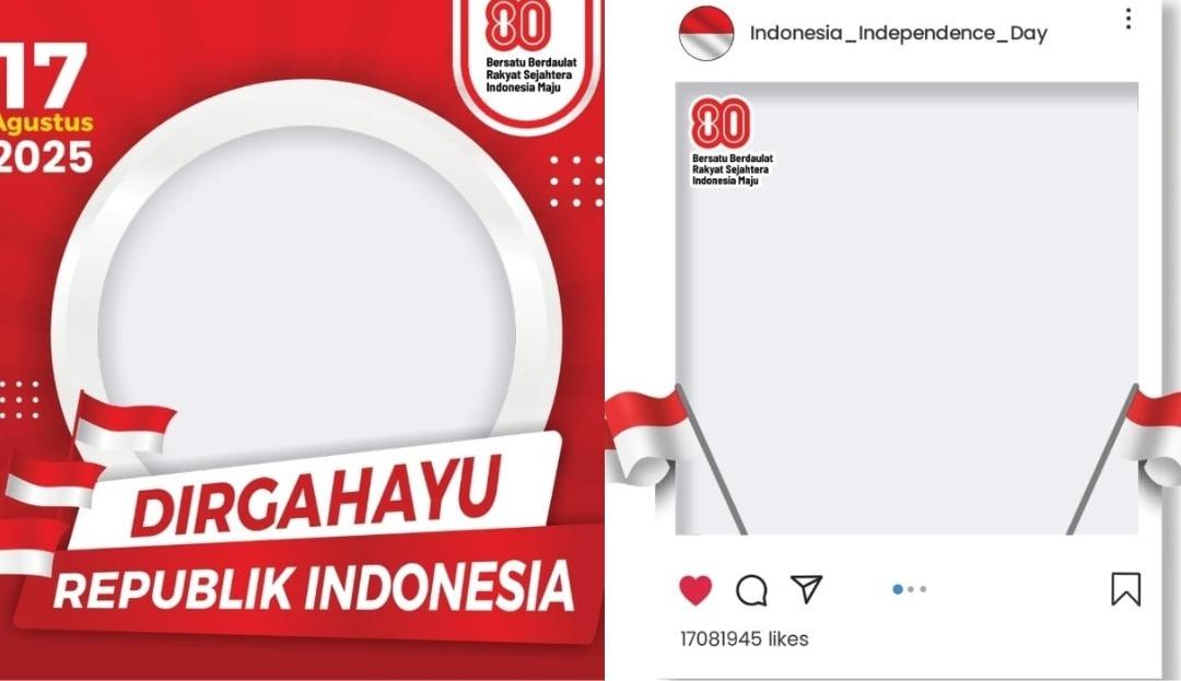 25 Link Terbaru Twibbon HUT RI, Rayakan HUT Kemerdekaan Ke-80 RI, dengan Semangat Baru di Sosmed ...
