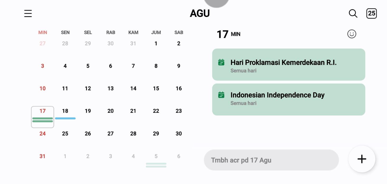 Kalender Agustus 2025: Catat Jadwal Tambahan Libur Cuti Bersama Lengkap ...