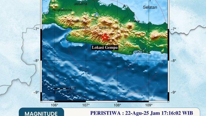 Setelah Bekasi, Gempa Terkini di Jawa Barat Guncang Bandung dengan Pusat di Darat dan Dangkal ...