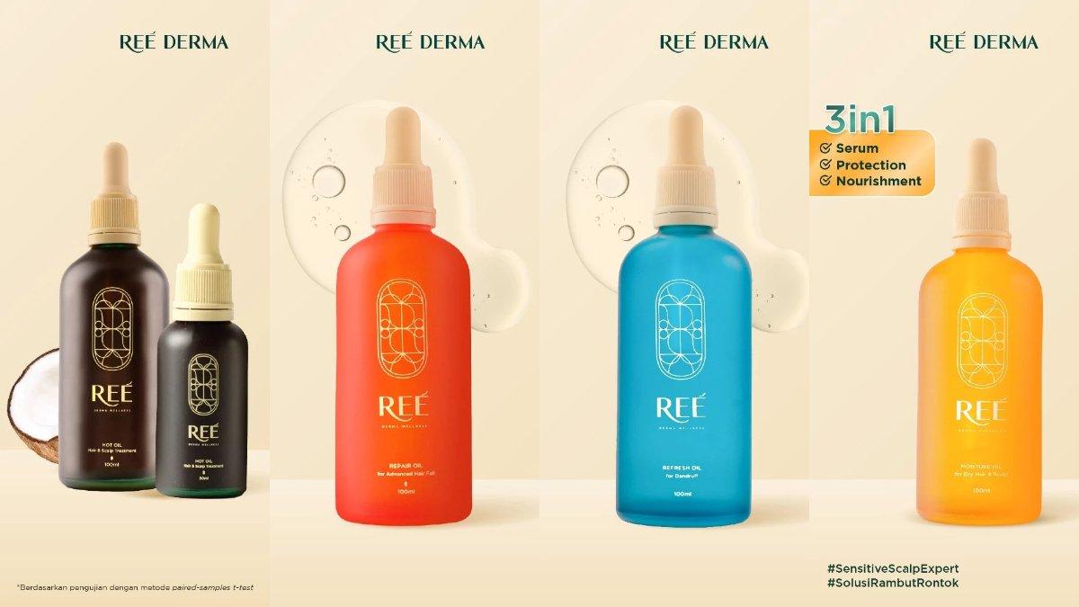4 Varian Hair Oil Ree Derma Sesuai dengan Kebutuhan Rambut ...