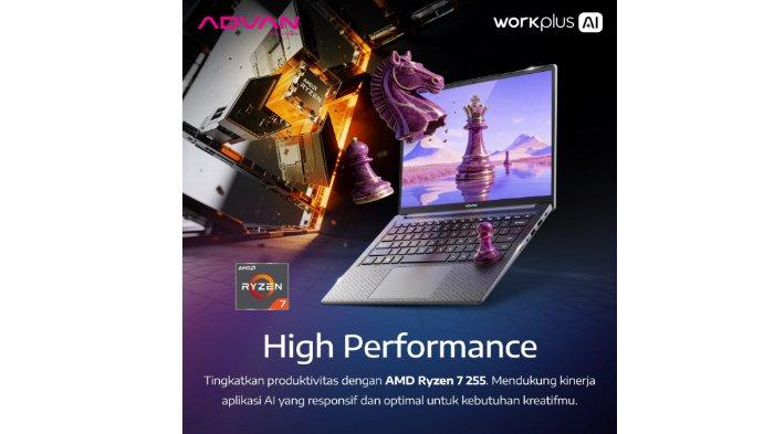 ADVAN Workplus AI Resmi Meluncur, Laptop Rp8 Jutaan dengan Performa ...