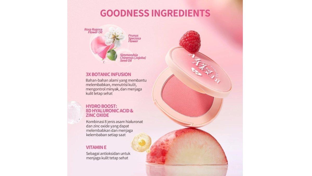Review Lengkap BNB barenbliss Moist Mochi Paste Powder Blush ...