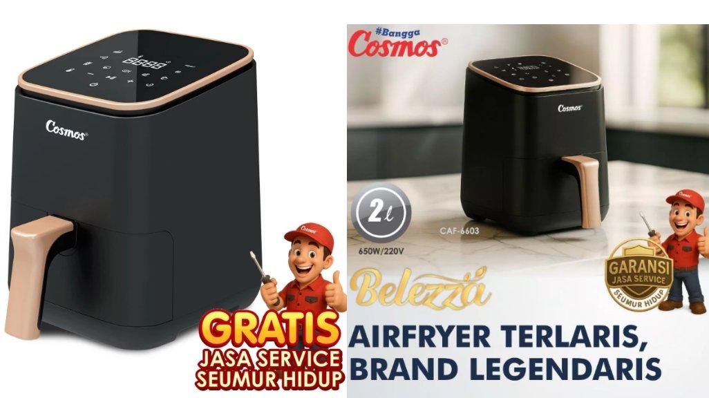 Review Lengkap Cosmos Air Fryer Digital CAF-6603: Kelebihan dan ...