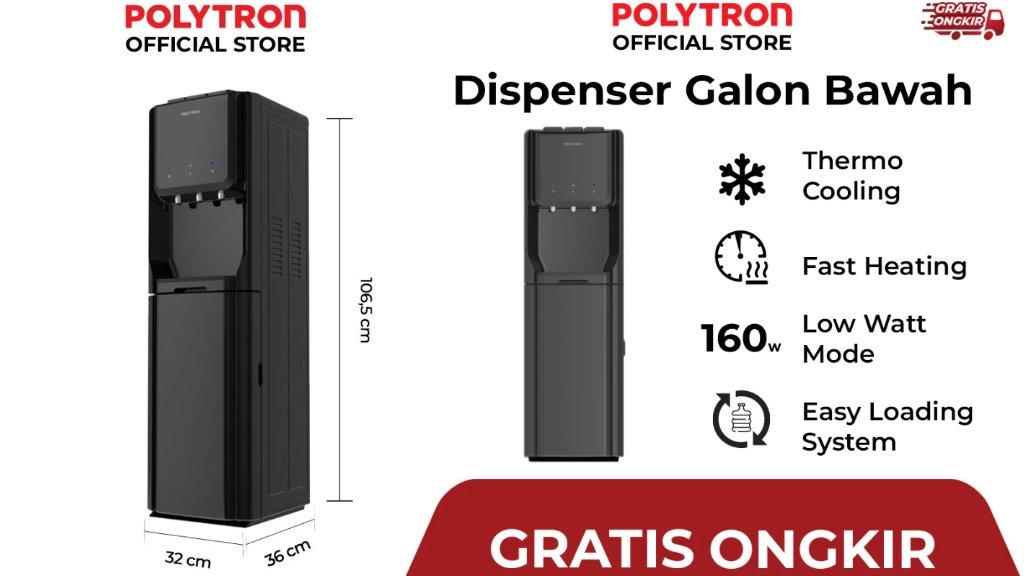 Review Lengkap Dispenser Galon Bawah Polytron PWC 500, Kelebihan dan ...