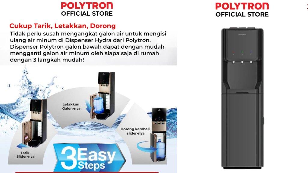 Review Lengkap Dispenser Galon Bawah Polytron PWC 500, Kelebihan dan ...