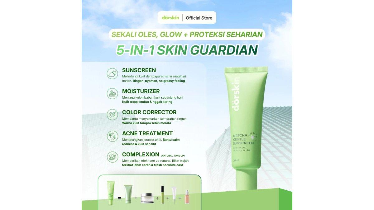 Review Dorskin Matcha Gentle 2in1 Tone Up Sunscreen: Manfaat, Kelebihan ...